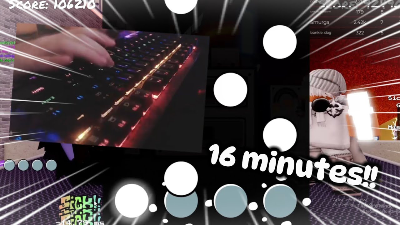 16 MINUTES of keyboard ASMR in Funky Friday | Roblox - YouTube