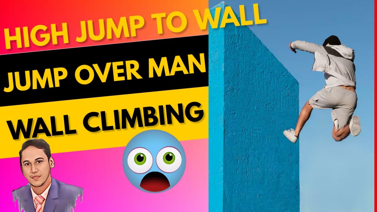 CRAZY WALL JUMP CHALLENGE! How Hard Is It To Jump Over Another Human ...