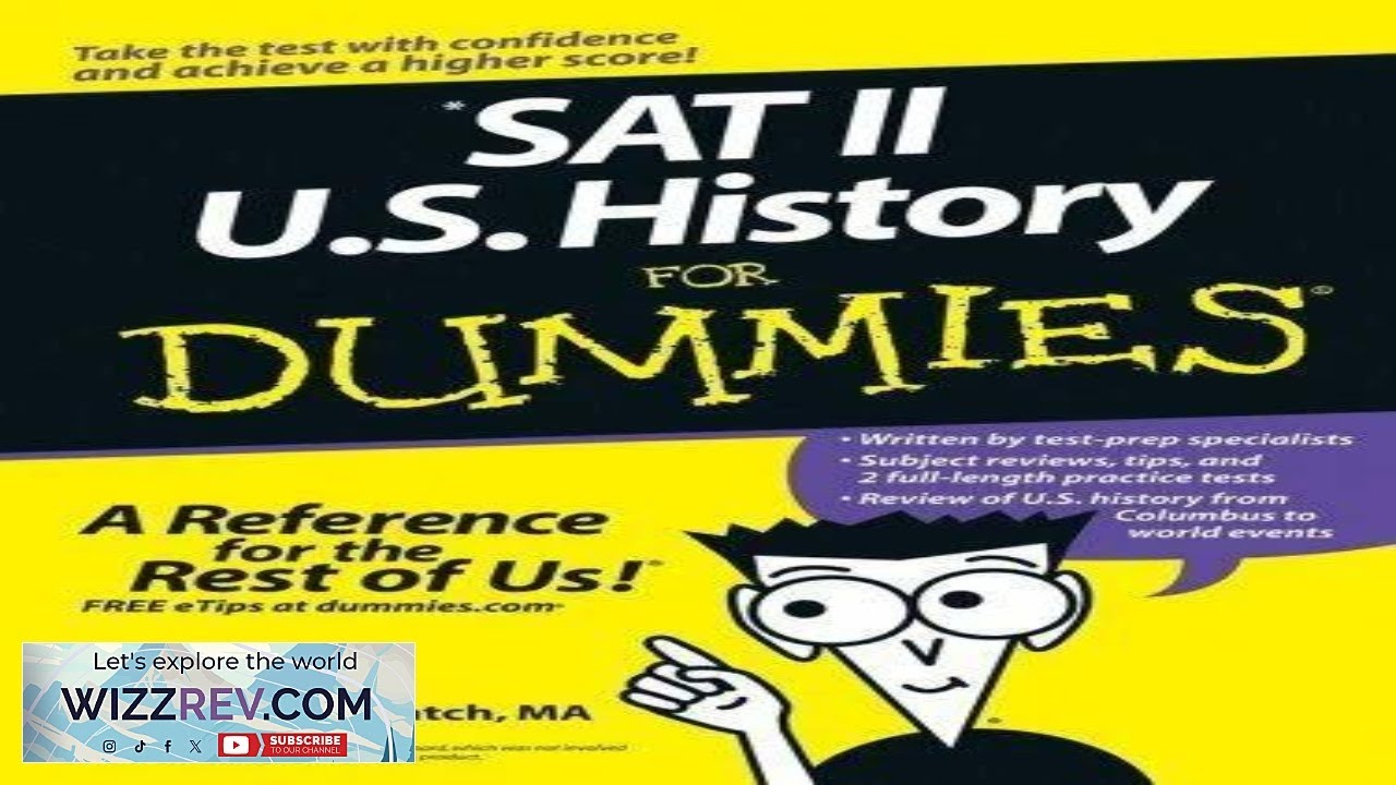 SAT II U.S. History For Dummies by Scott A. Hatch; Lisa - YouTube