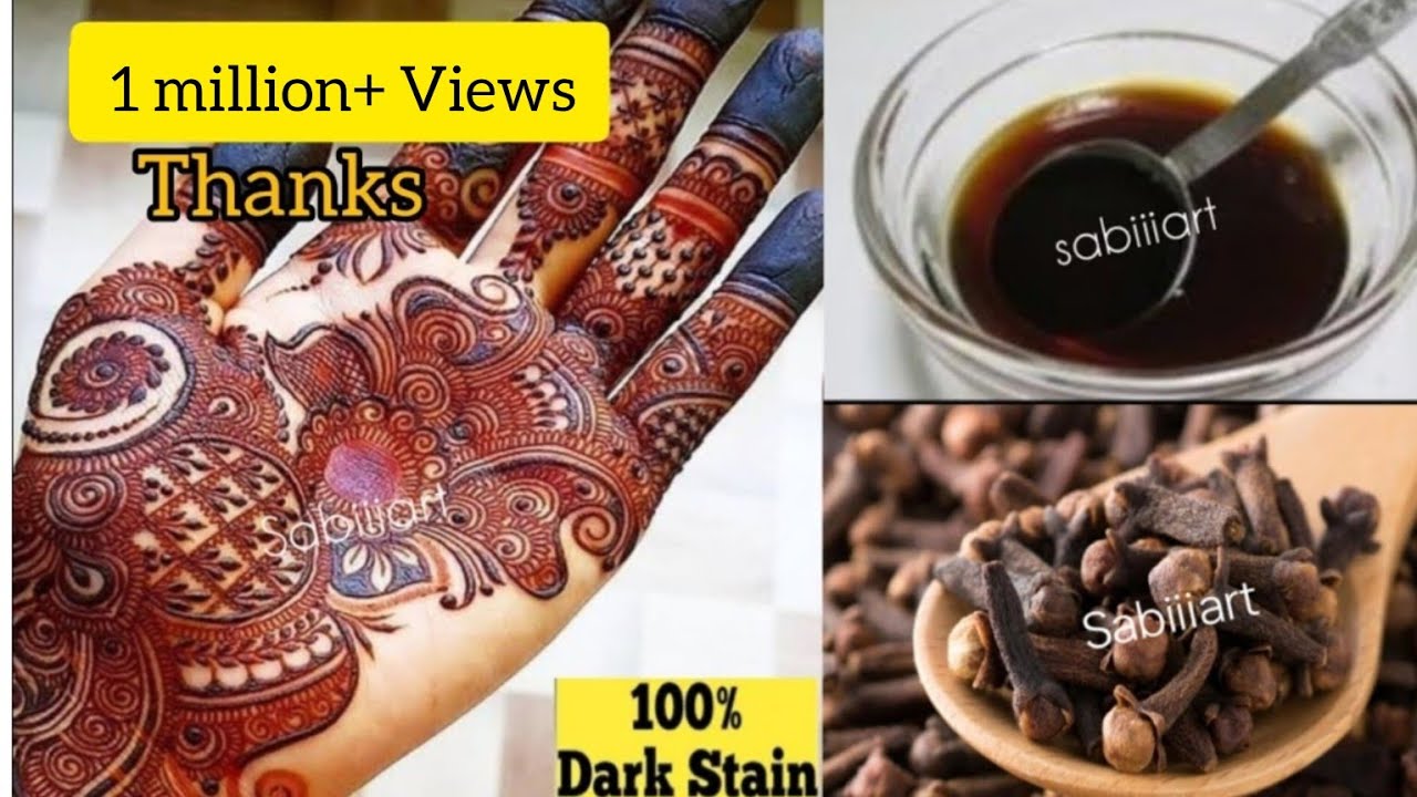 Secret for Dark Stain| How to Make Dark Stain Mehndi Con | Henna Pest ...