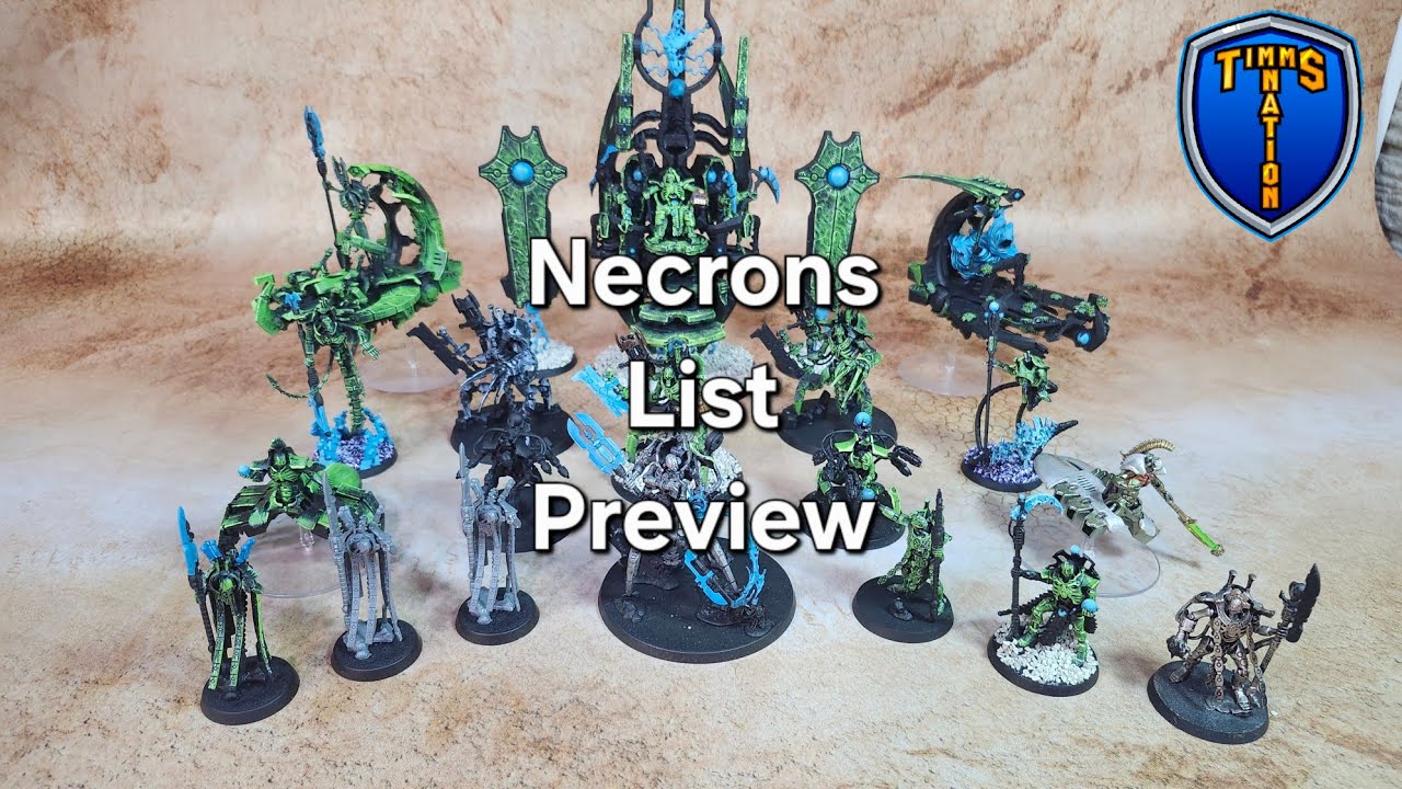 Class & Character Above the Rest! Necrons List Preview! - YouTube