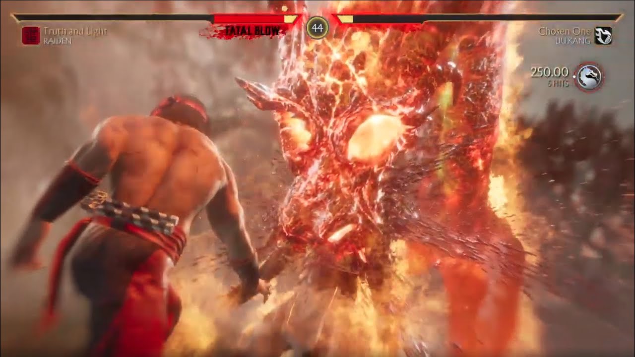 Mortal Kombat 11 Raiden vs Liu Kang - YouTube