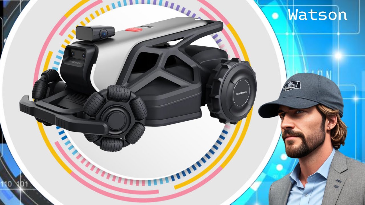 Airseekers Tron Lawn Mower - 5 Camera AI Vision - The Most Versatile ...