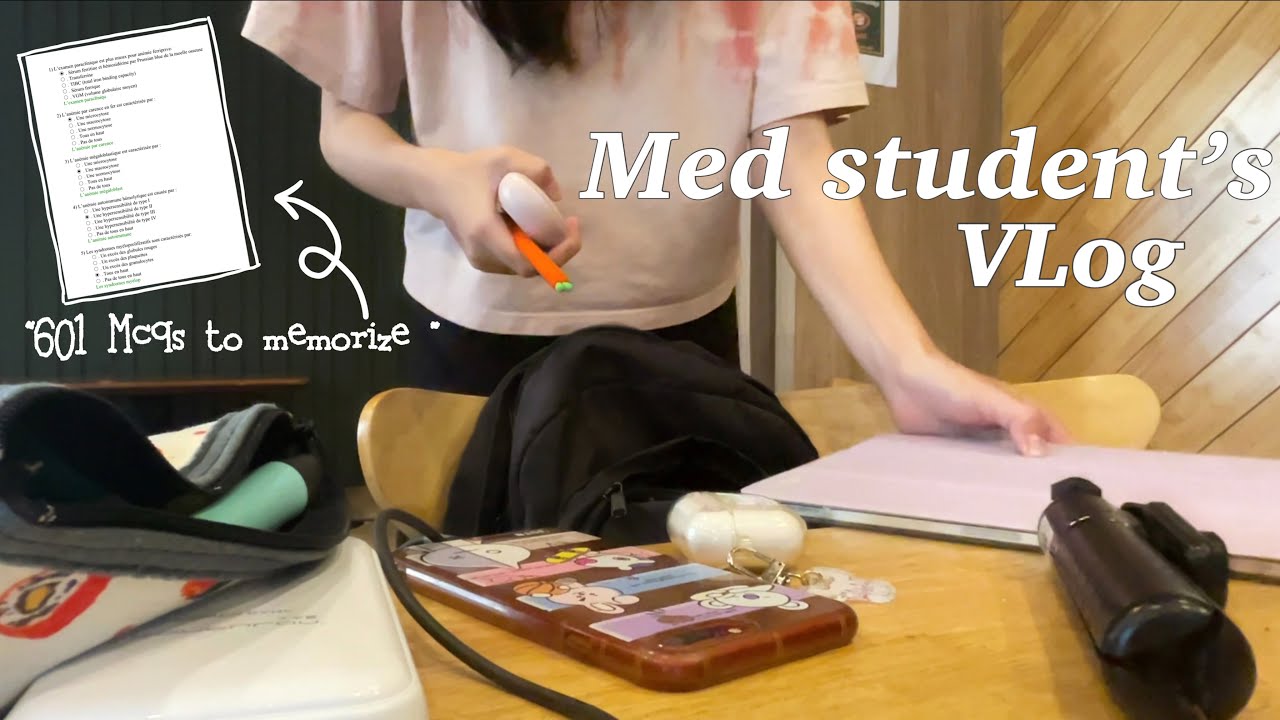 72h before final med exam 🔥601Mcqs to memorize 🤯 * study intense * Cambodian med student vlog 👩🏻 ...