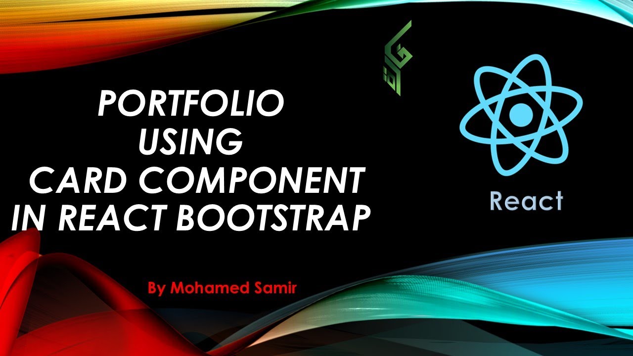 38 Portfolio Component Using React Bootstrap React React بالعربي