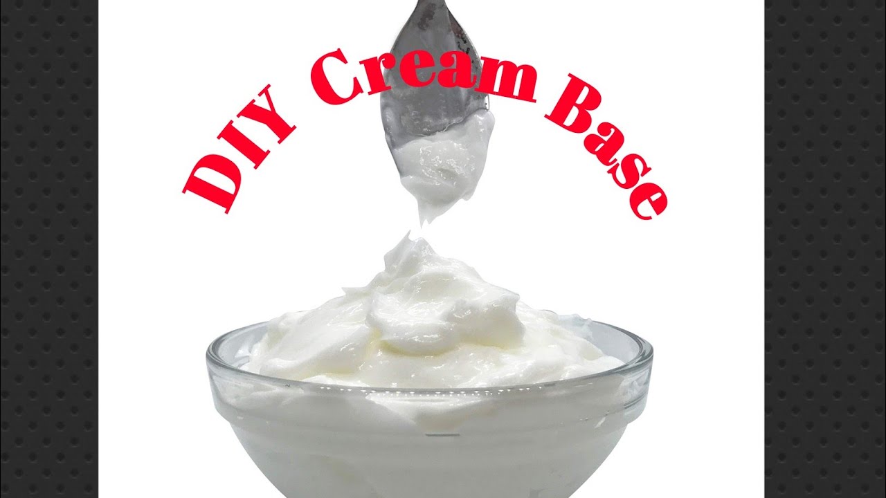 How to make a Cream Base at home| easy diy - YouTube