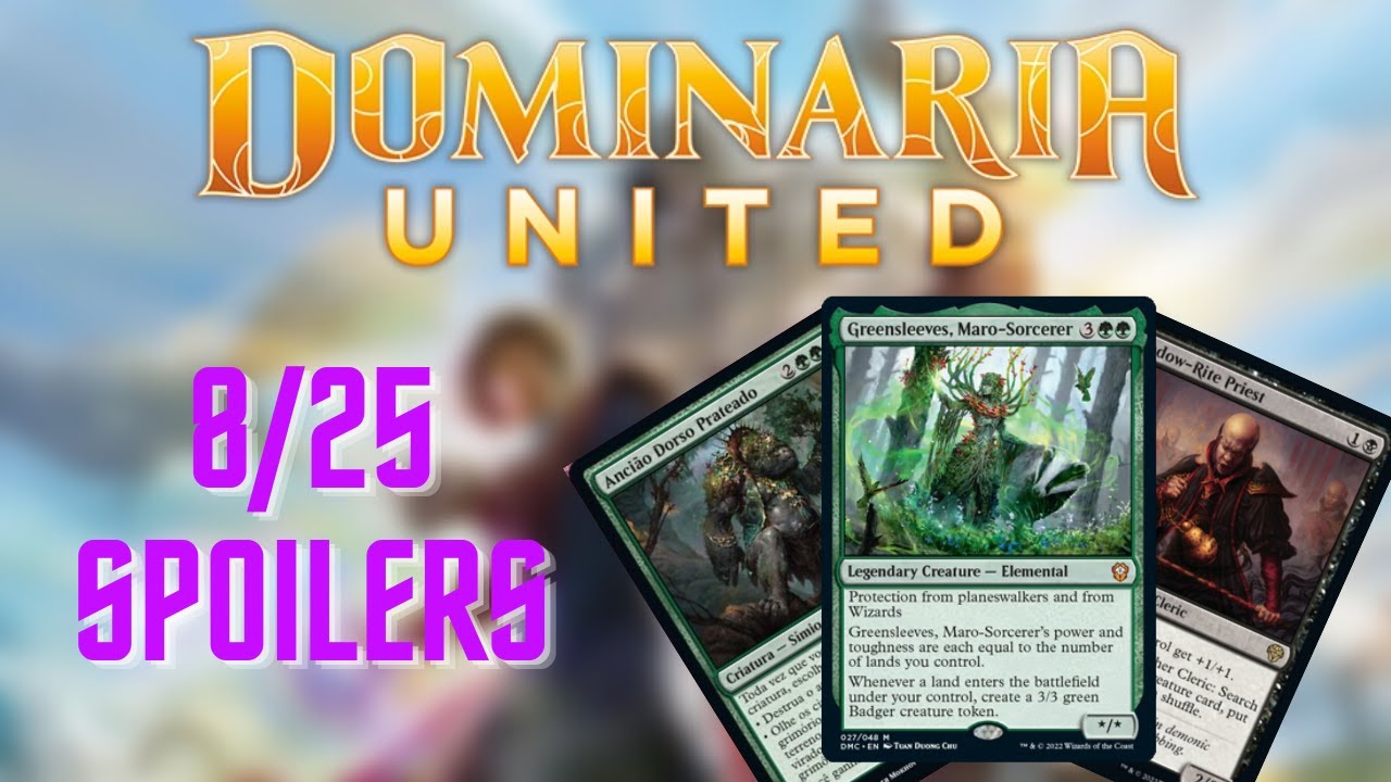 Dominaria United 8/25 Spoilers - Set Booster Exclusive Commander Cards ...