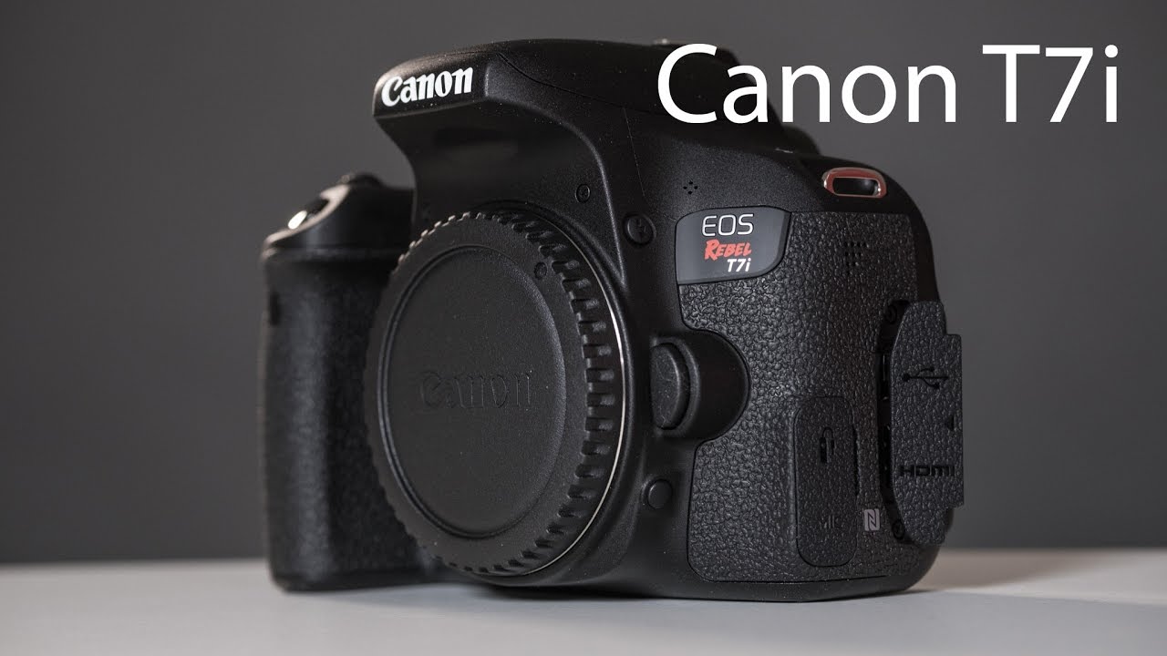 Canon Rebel T7i / 77D Part 1 – Unboxing & First Impressions - YouTube