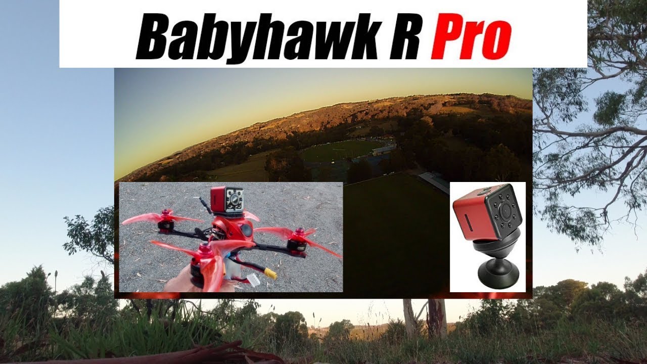 Emax Babyhawk R Pro - LOS + Mini DV Camera attached - YouTube
