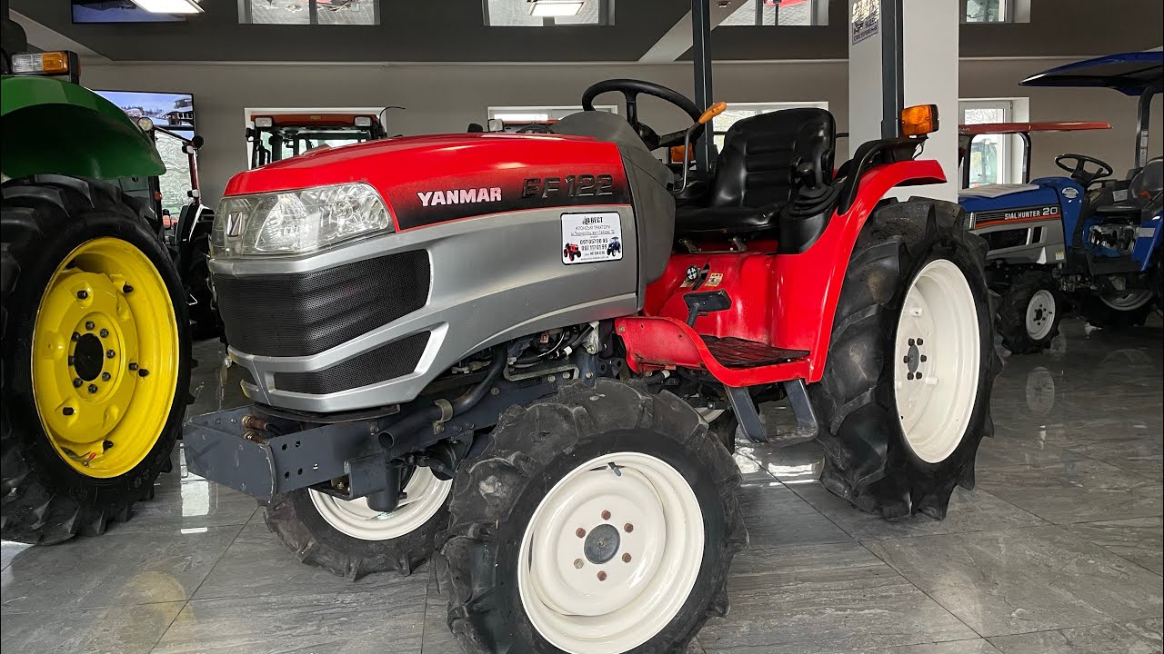 Yanmar EF 122 японський трактор - YouTube