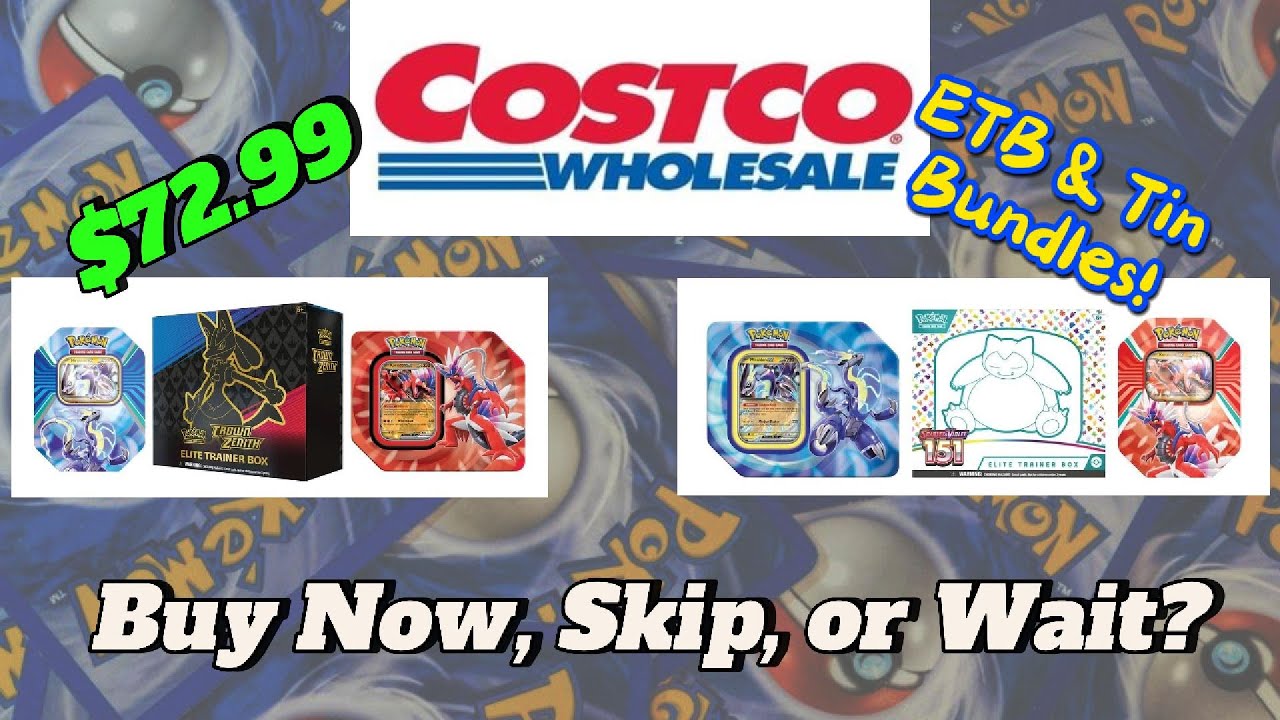 Opening Costco 151 and Crown Zenith ETB and Tin Bundle + GIVEAWAY - YouTube
