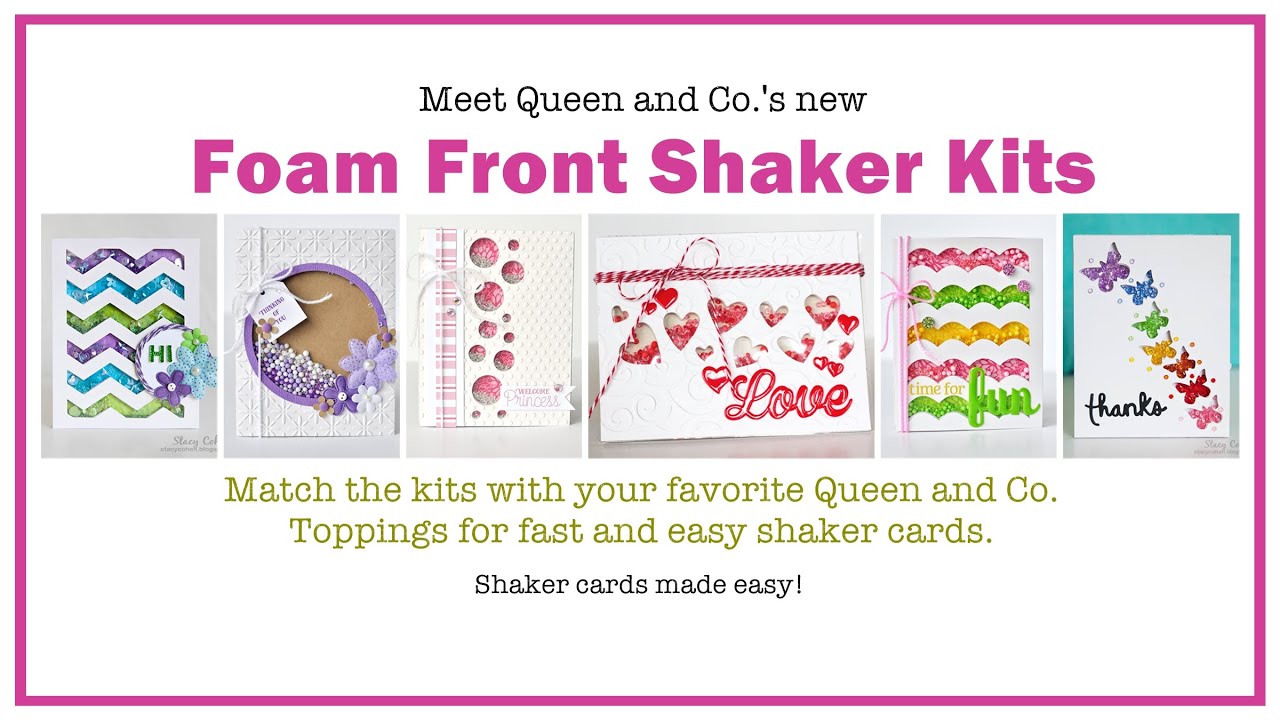 Foam Front Shaker Card Kit Tutorial - YouTube