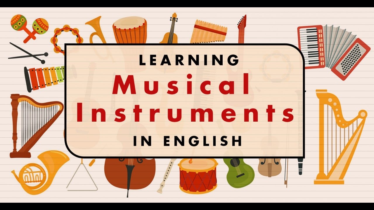 Learn Musical Instruments in English | Improve Your Vocabulary 🎸🎺 - YouTube