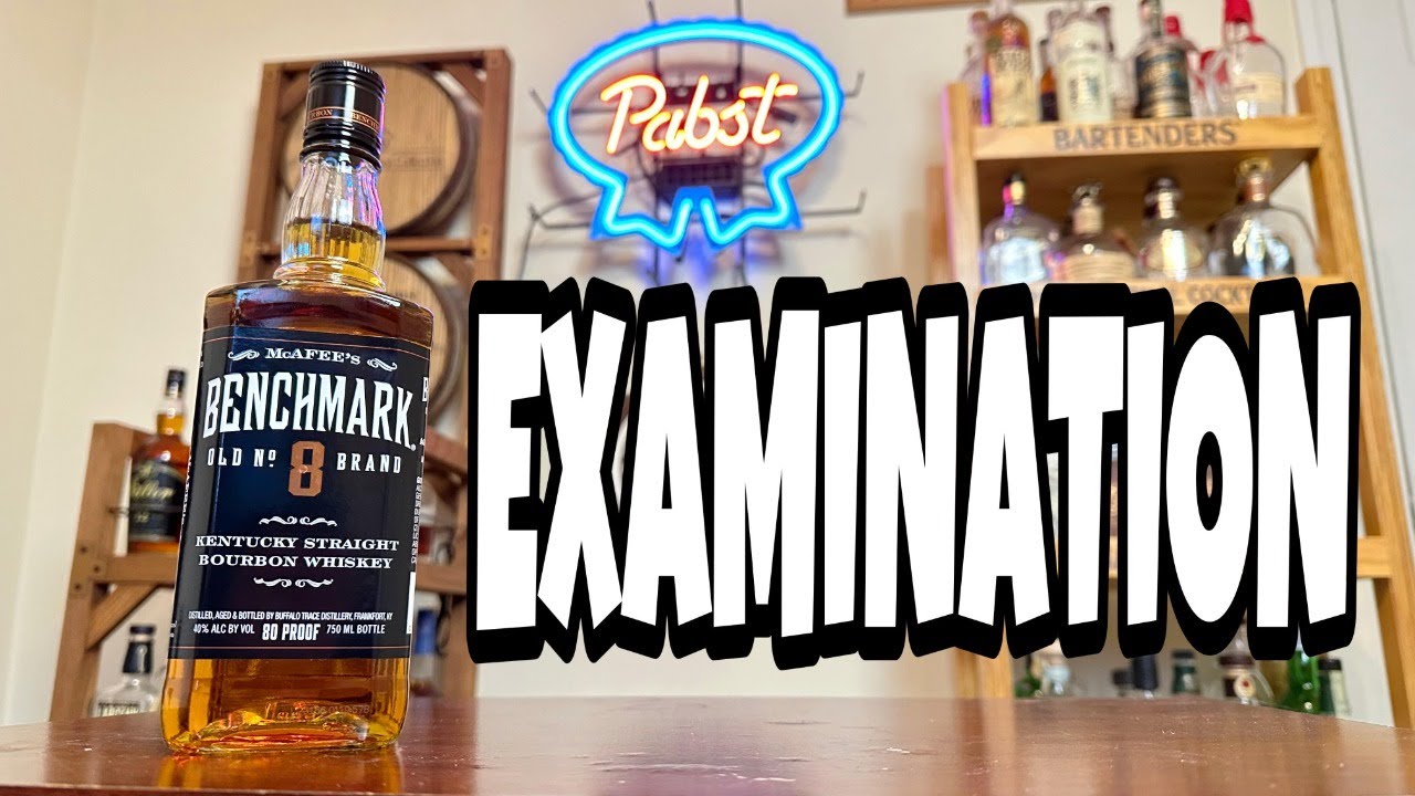 Benchmark Old Number 8 Bourbon Whiskey Examination - YouTube