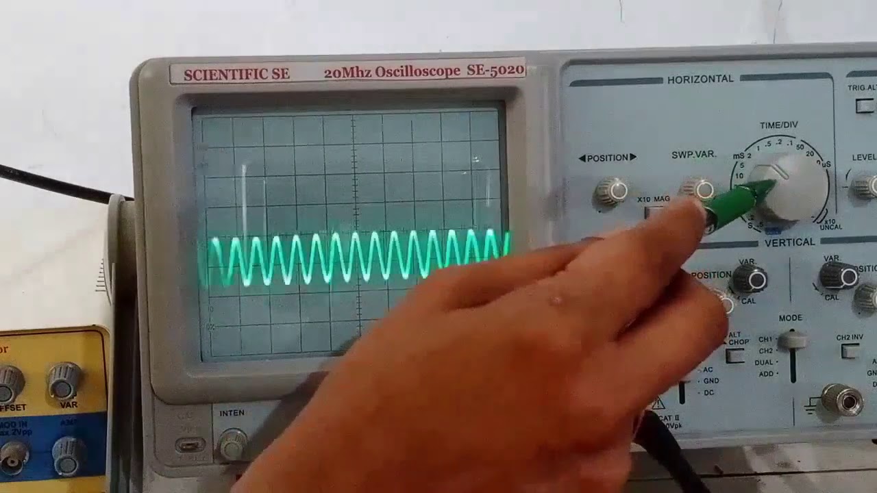 Cathode Ray Oscilloscope - Familiarization - YouTube