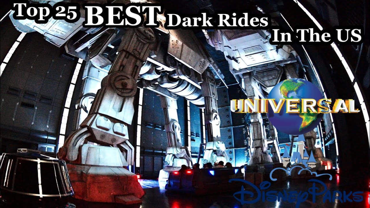 Top 25 BEST Dark Rides in the United States (2021) - YouTube