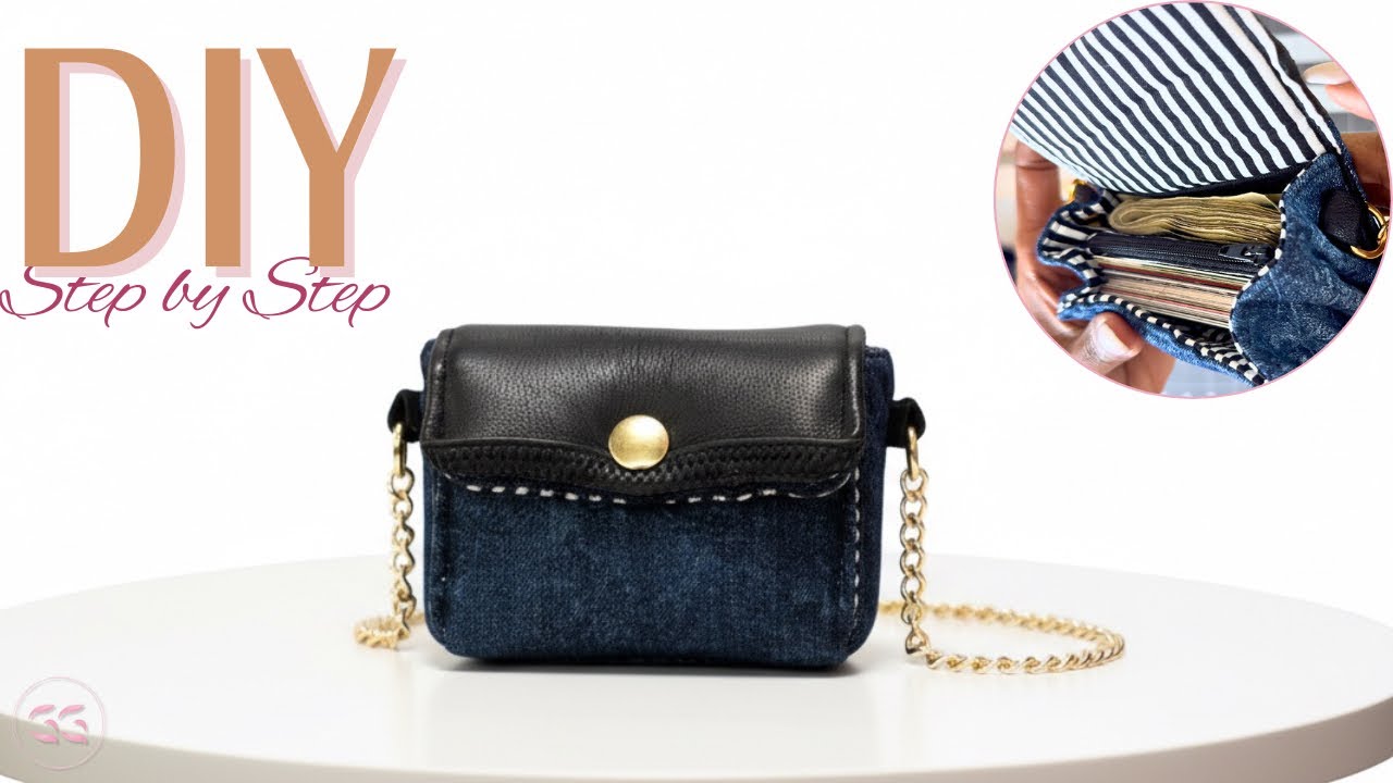 Create Your Own Stylish Mini Wallet Purse With Built-in Card Slots And ...
