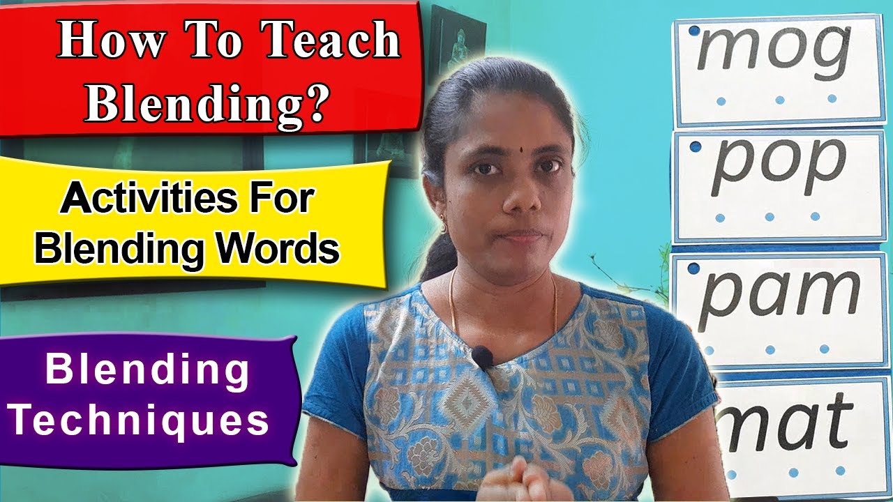 2.தமிழில்|Tips To Teach Blending|How To Teach To Read The Words|Phonics ...