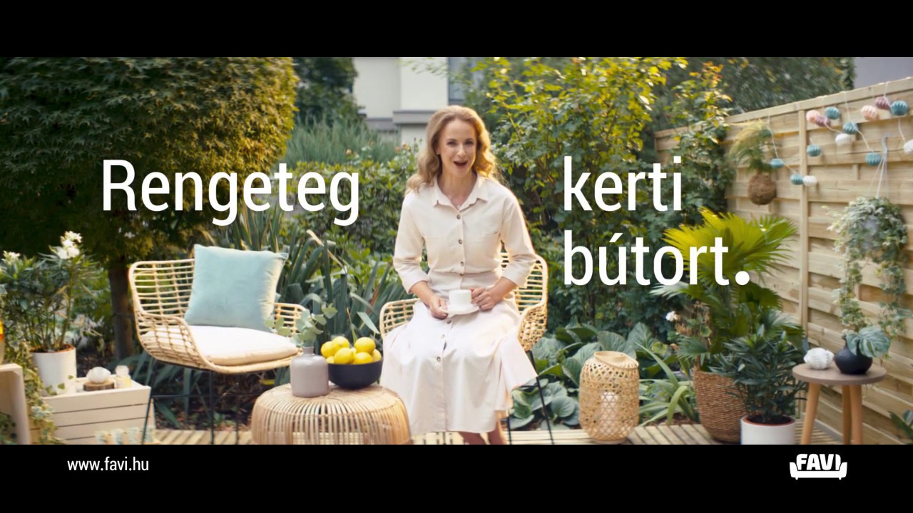 FAVI.hu | Rengeteg kerti bútor - YouTube