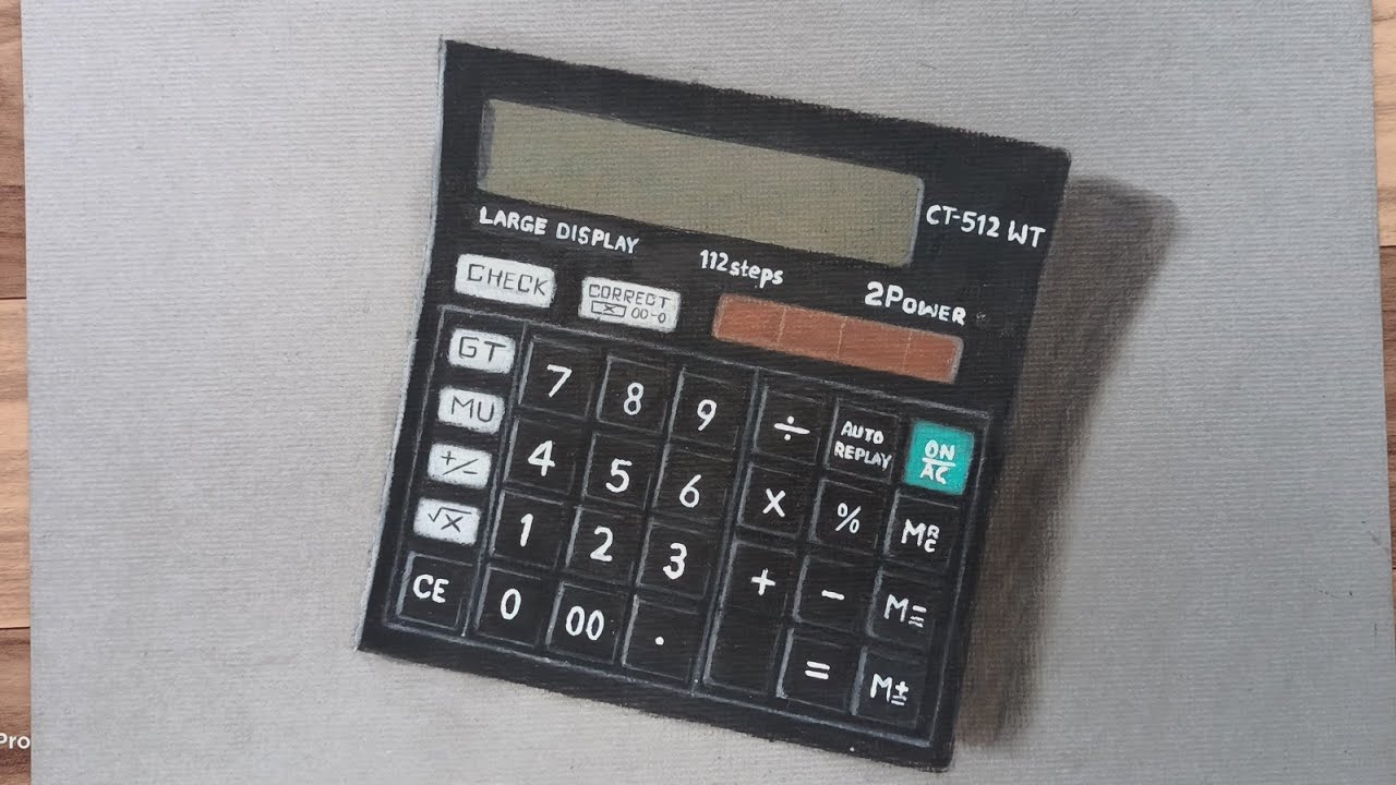 Drawing Calculator in 3D 📟 #3Ddrawing - YouTube