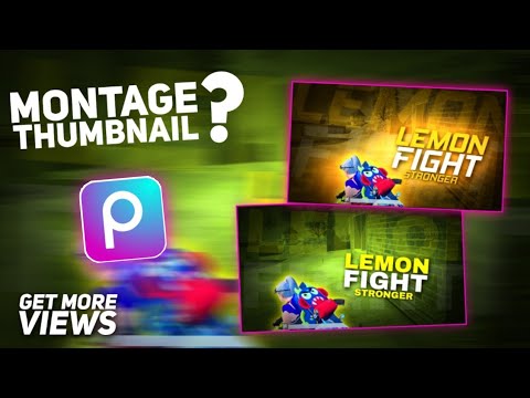 How To Make Montage Thumbnail | Thumbnail Kaise Banaen | Montage ...