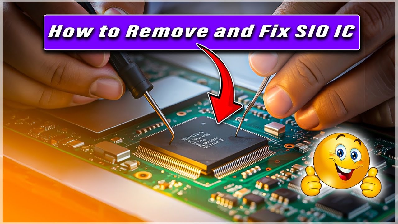 🛠 How to Remove and Fix/Replace a Super I/O (SIO) IC - YouTube
