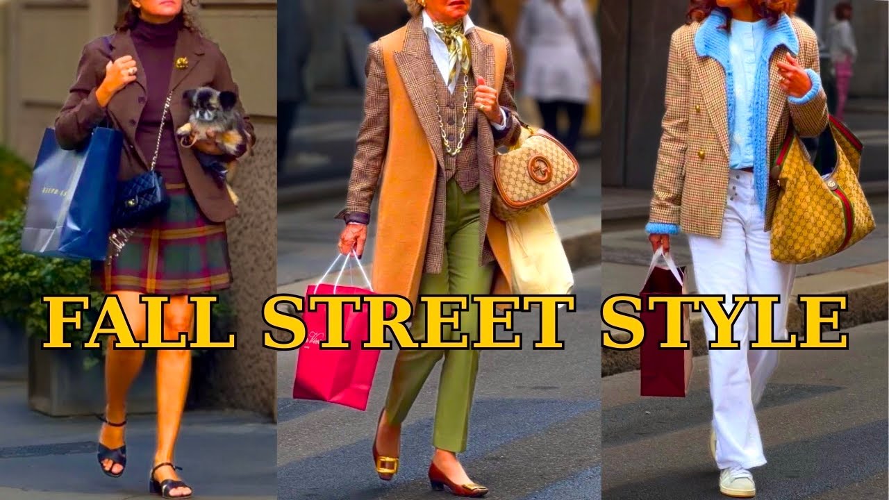 October Street Style in Milan🌥️Classy Fall Outfits, Real Italian ...