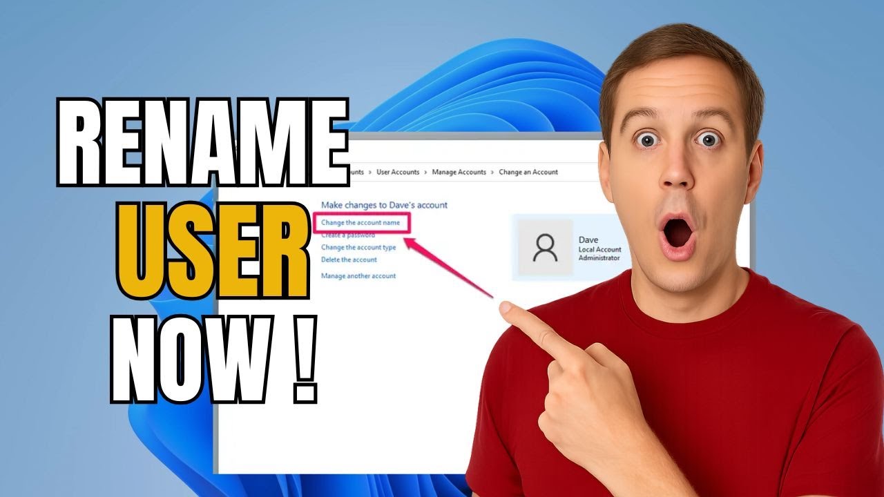 Change User Account Name in Windows 11 Without Creating a New Account ...