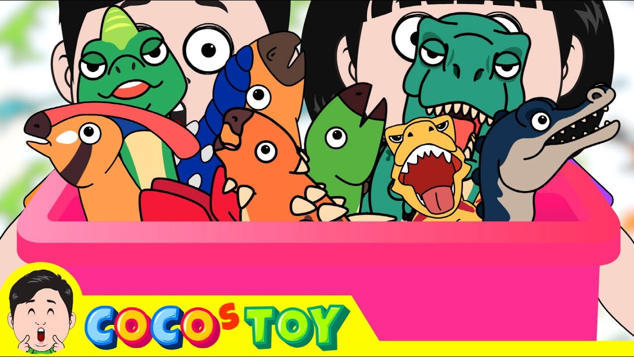 Toy dinosaurs are growing in my toybox!ㅣdinosaur cartoon, kids storiesㅣ ...