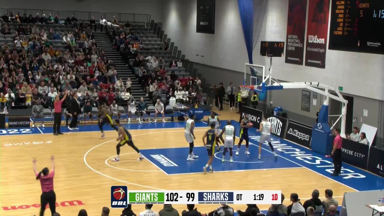 Channel Banks Jr. with 17 Points vs. Manchester Giants - YouTube