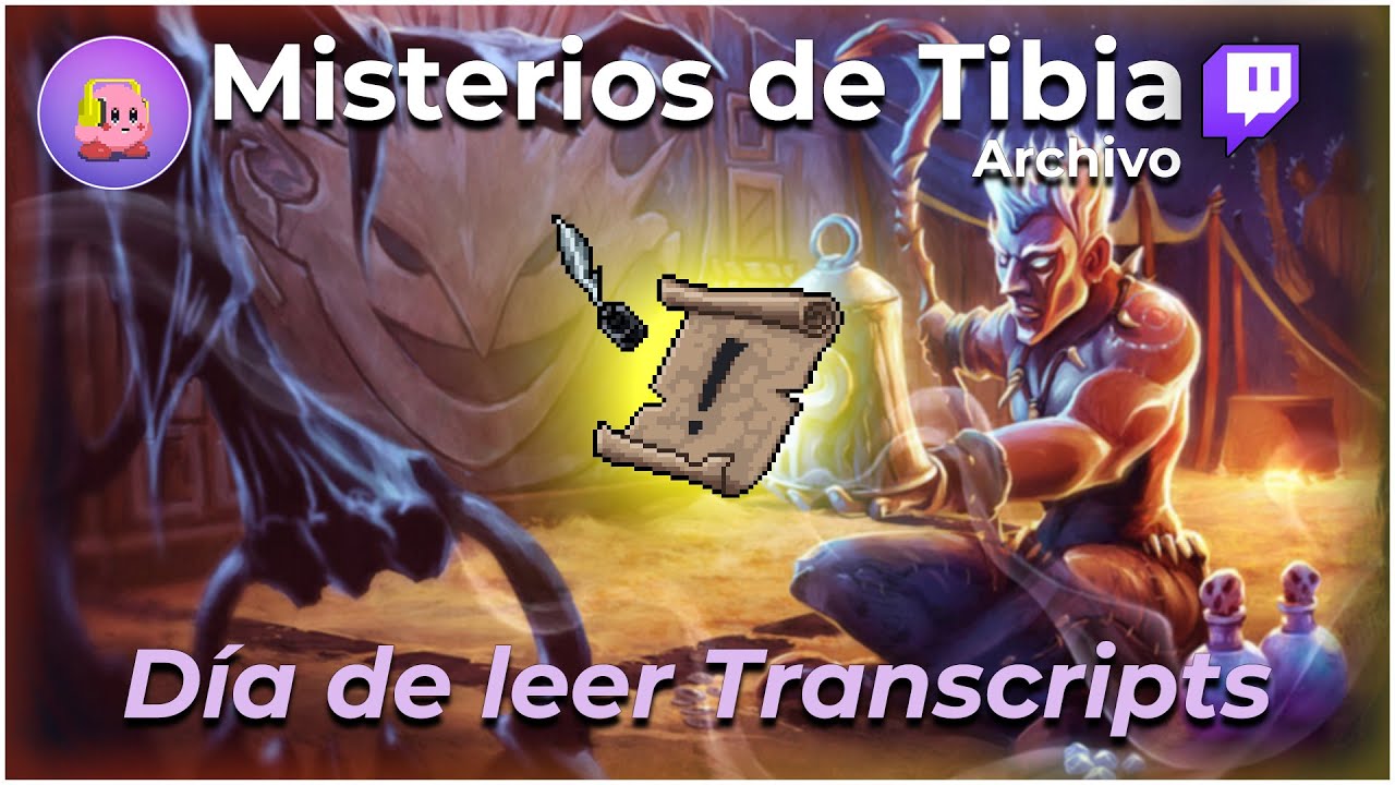 🔴 ¿Cuánto misterios nos aportan los transcripts de Tibia? - YouTube