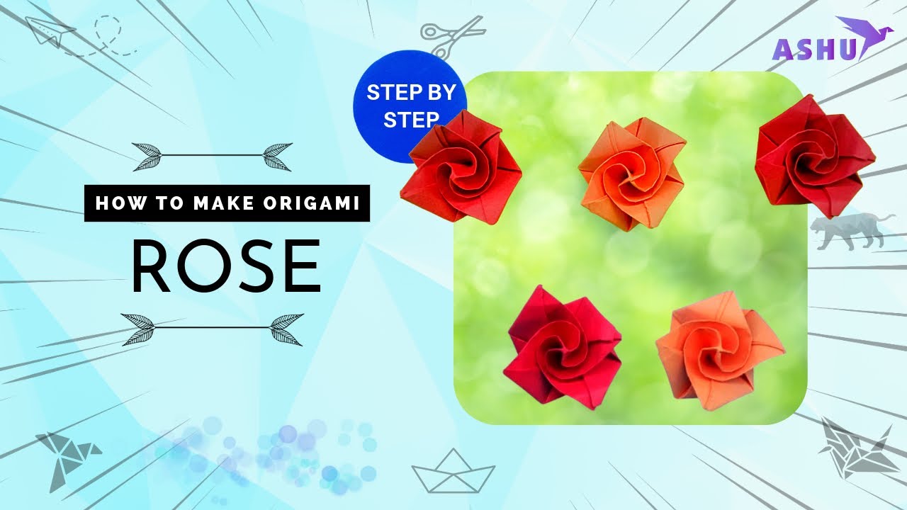 Easy DIY Paper Rose Tutorial | How to Make Paper Rose Flowers Like a ...