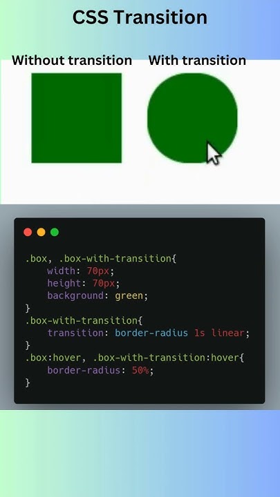 Why Use Css Transition Shorts Webdevelopment Css Csstransition Youtubeshorts Transition