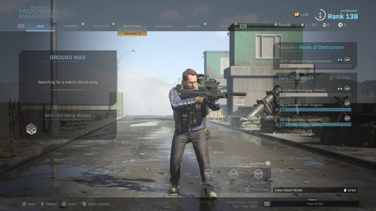 Modern Warfare MW 2019 Game 622 no commentary Ground War - YouTube
