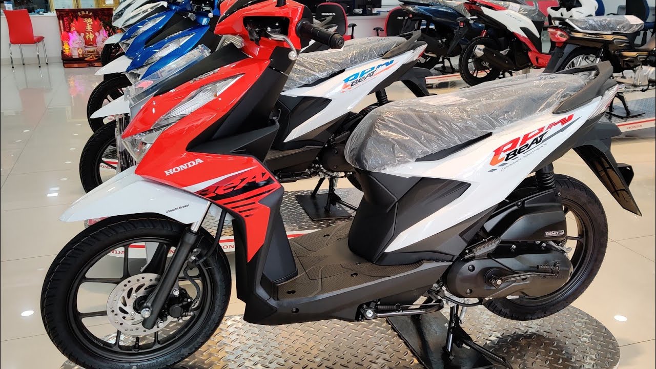 2022 Honda Beat 110cc Red and Blue 💙 - YouTube