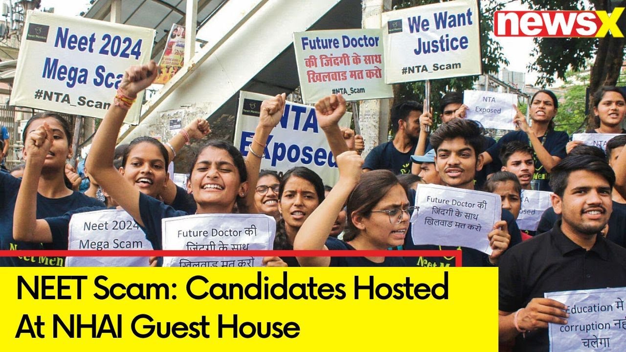 NEET Scam Updates | Candidates Hosted At NHAI Guest House | NewsX - YouTube