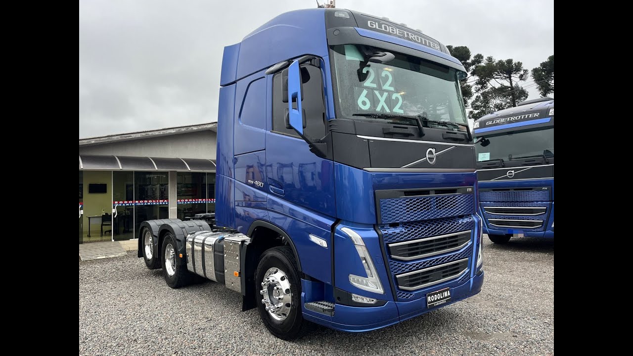 Volvo Fh 460 Azul Cab Globetrotter 6x2 Pac Ec Susp. Ar Ano 2022/2022 ...