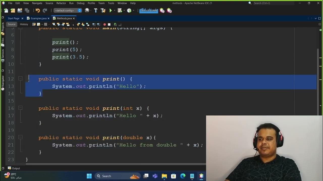 04.3 | Method Overloading in Java - YouTube