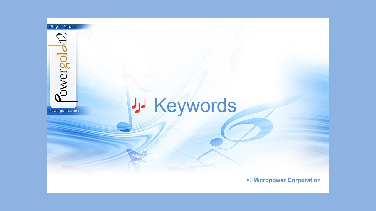 Keywords Help Quickly And Easily Separate Music or Non-Music Items ...
