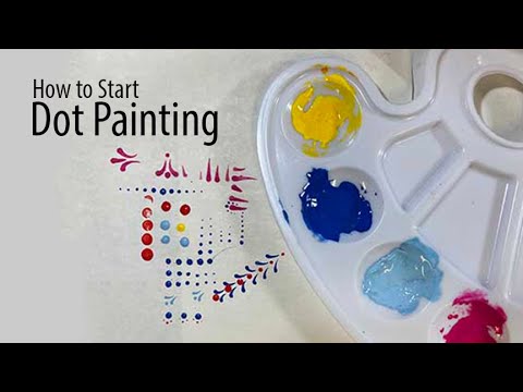 Learn How to Dot Paint - YouTube