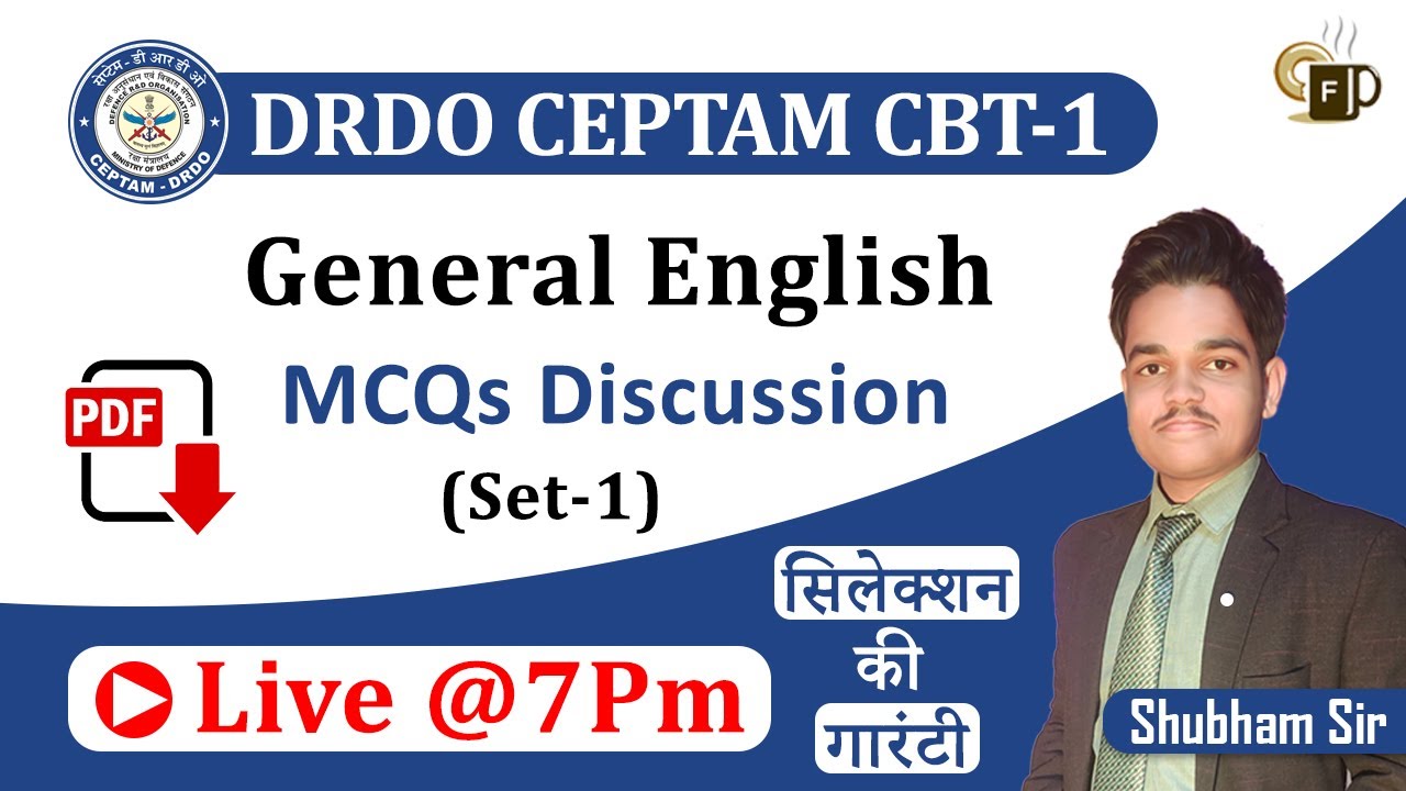 General English MCQs Set-1 || DRDO CEPTAM 10 CBT-1 || Senior Technical ...
