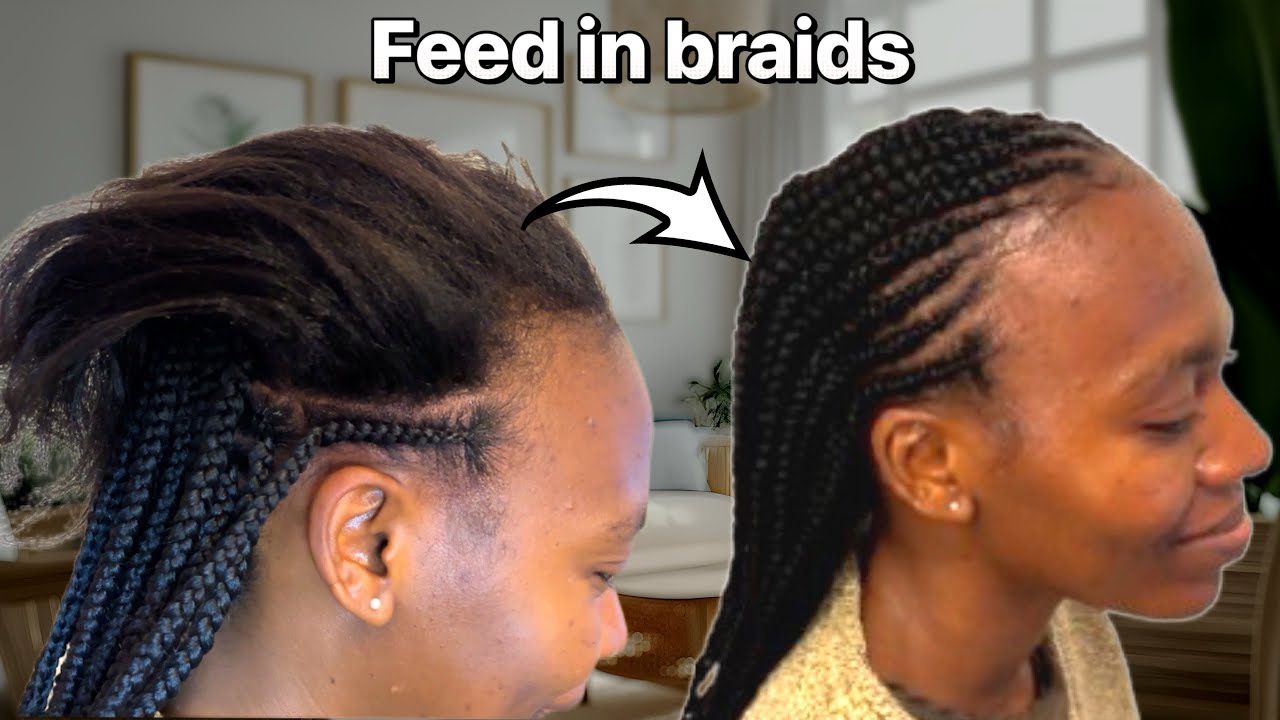 HOW TO: Feed In Cornrows | Step-by-stepTutorial | Beginner Guide # ...