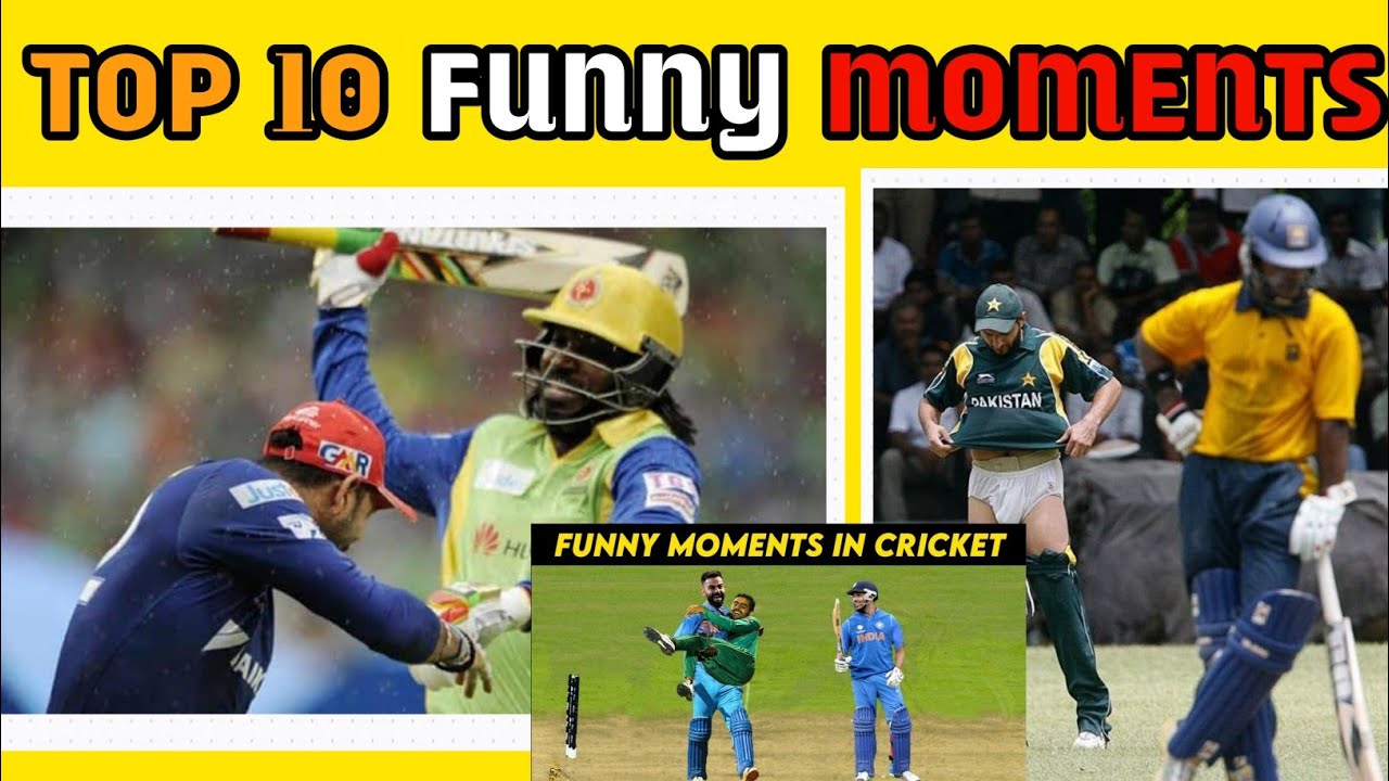 Top 10 World Cup funny moments in Cricket History |New cricket funny ...