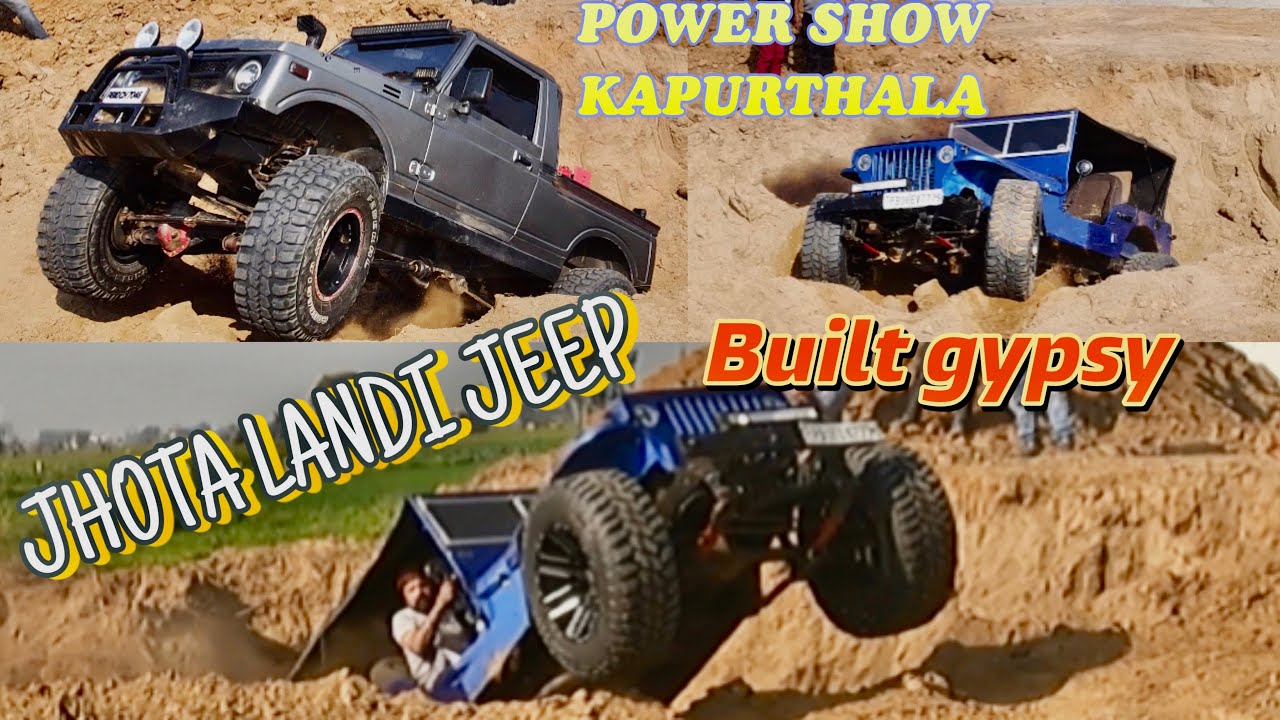 BLUE MONSTER LANDI JEEP & PETROL GYPSY FUN OFFROAD IN KAPURTHALA - YouTube