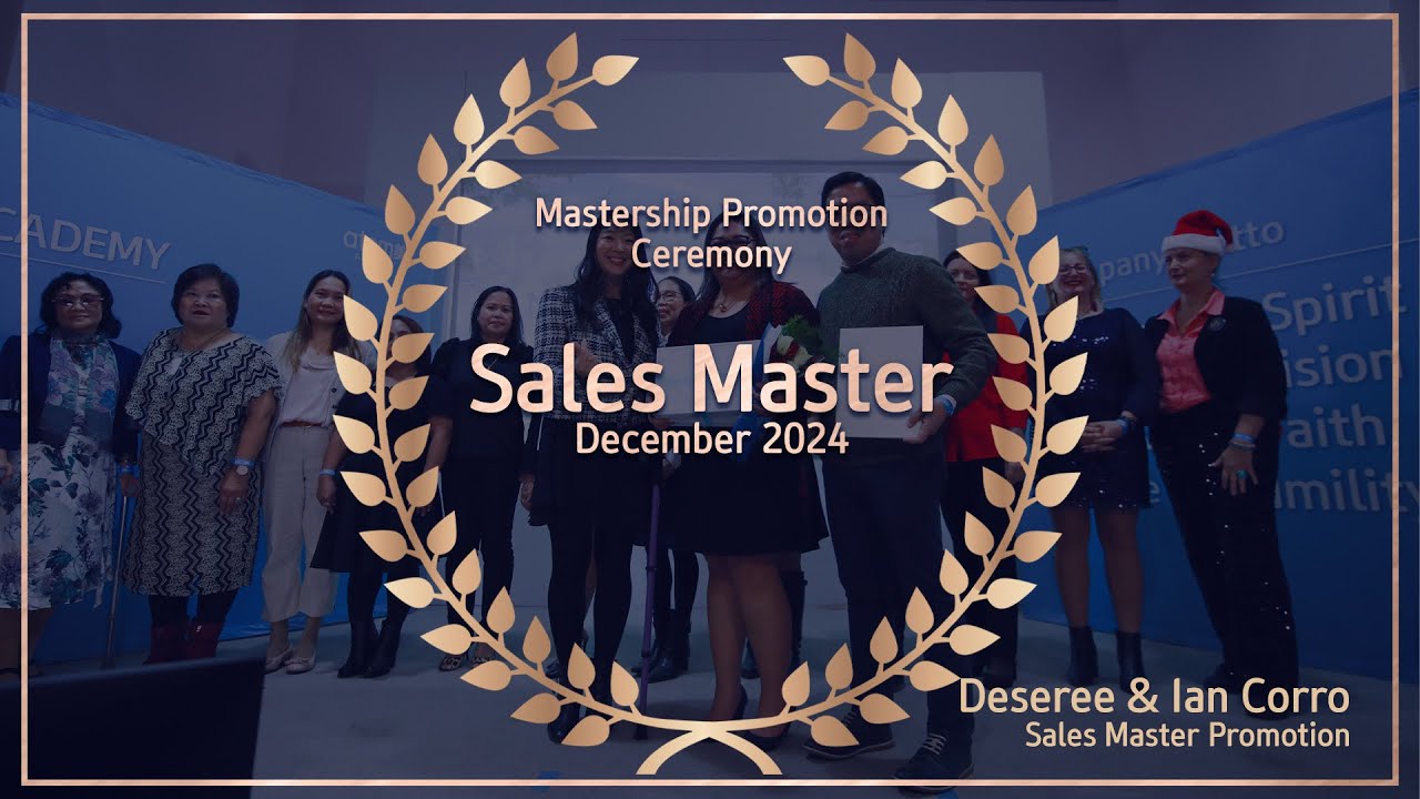 Sales Master Promotion Ceremony | December 2024 - YouTube