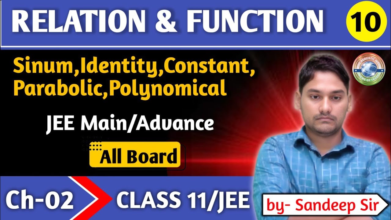 |Relation&function -10|(sgnum,identity, constant,polynomial) function ...