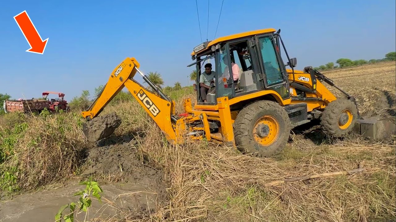 Canal Repairing नहर की सफाई करवानी पड़ी JCB 3dx 4wd Cleaning Drainage ...