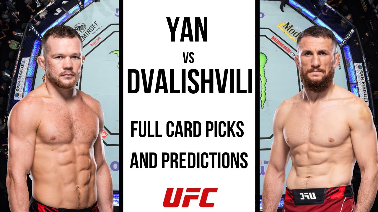 UFC Vegas | Petr Yan vs Merab Dvalishvili | Full Card Breakdown, Picks ...