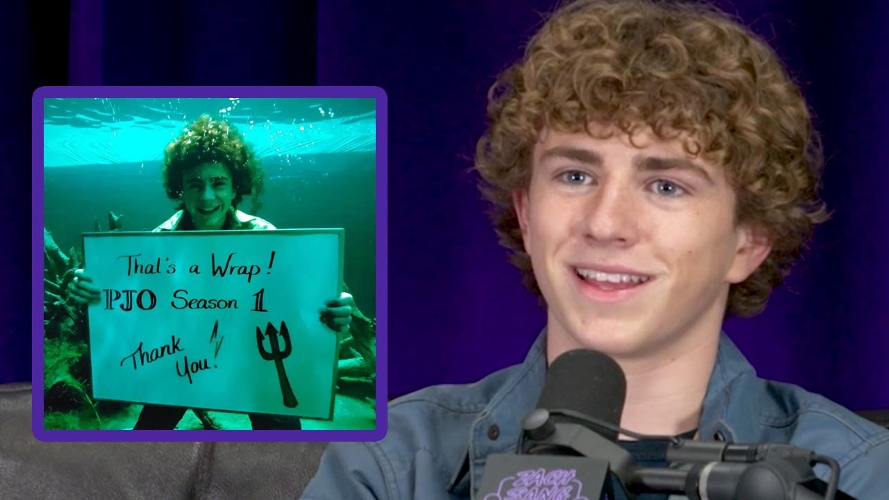Walker Scobell on Filming Underwater Scenes For Percy Jackson - YouTube
