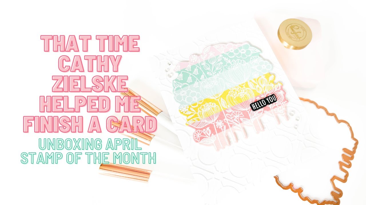 The One Where Cathy Zielske Helps Me Finish My Card | Spellbinders ...